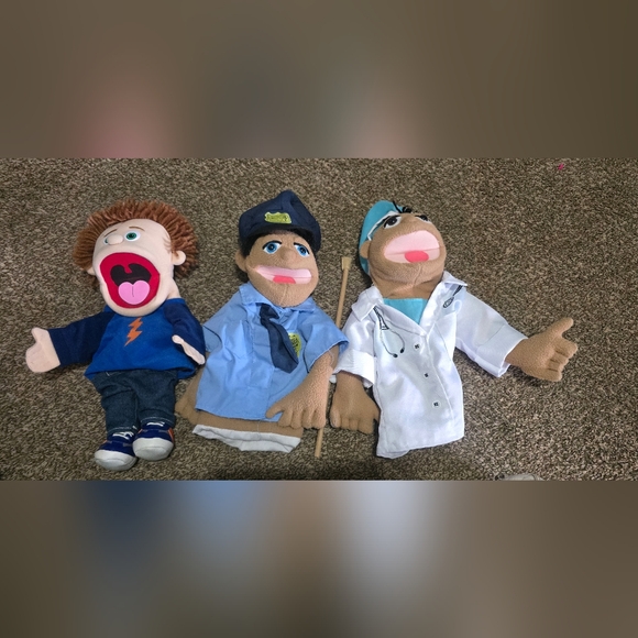 Melissa & Doug | Toys | Police Officer And Doctor Puppet Set | Poshmark
